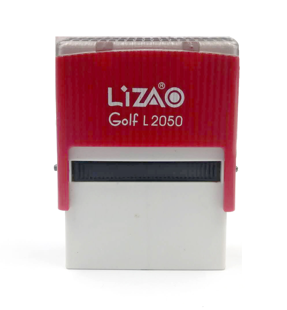 China Custom thousands of times self-inking rubber text and date stamp ...